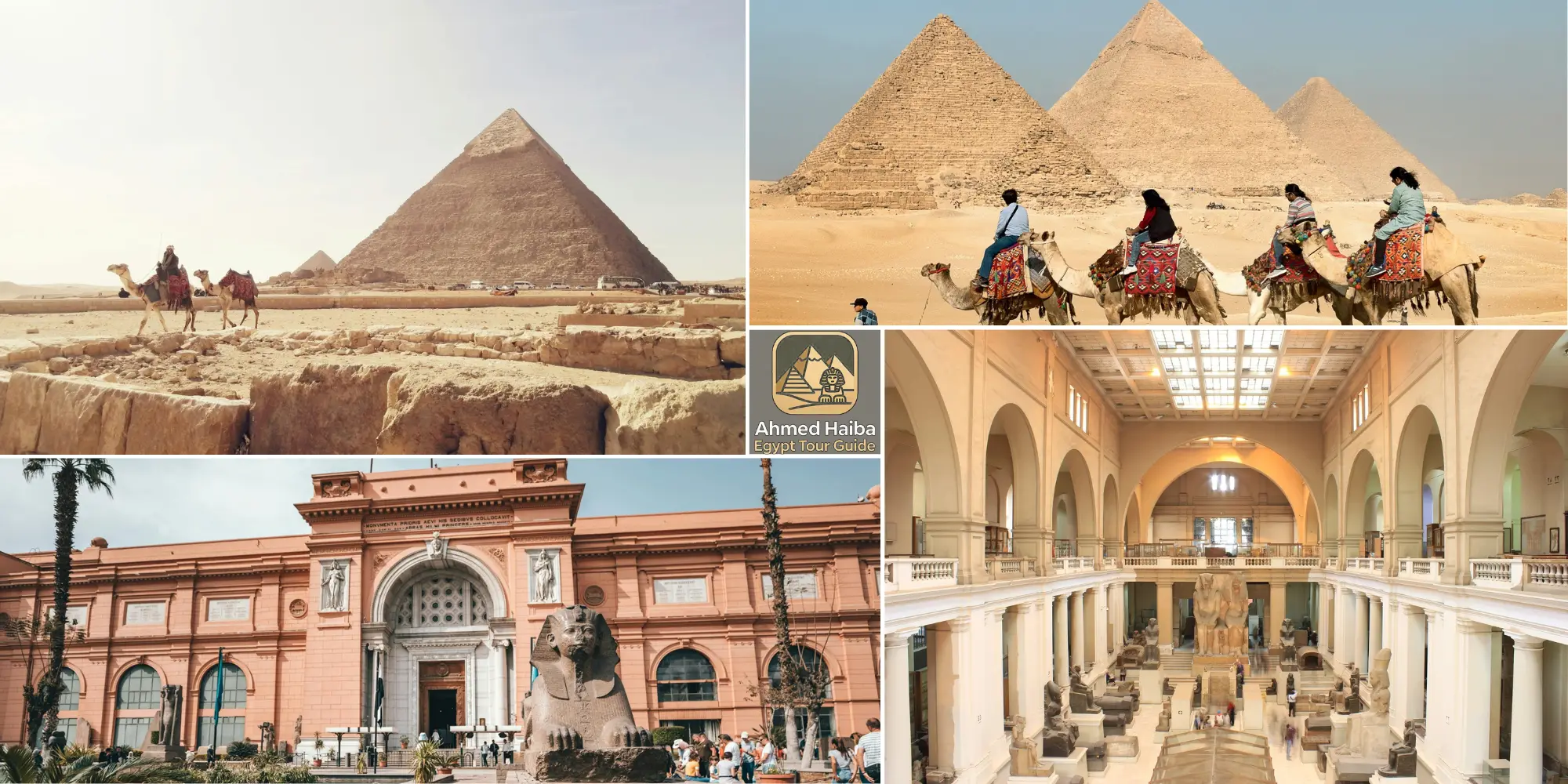 Pyramids of Giza and Egyptian Museum: Day Tour